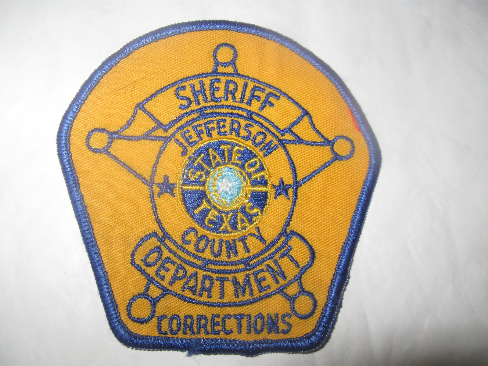JEFFERSON COUNTY TEXAS SHERIFF POLICE PATCH (CORRECTIONS) | eBay
