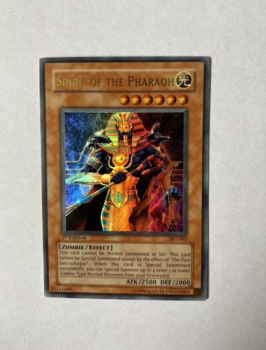Yugioh - Spirit of The Pharaoh AST-062 Ultra Rare 1st Edition NM | eBay