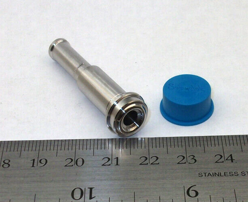 Swagelok SS 316L-4-VCR-3A Long Auto Tube Butt Weld Gland 1/4VCRx1/4X ...