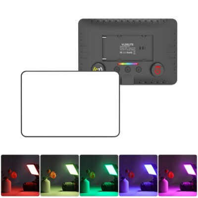 VLOGLITE PAD192RGB RGB Led video Light Panel Photography Camera Lights ...