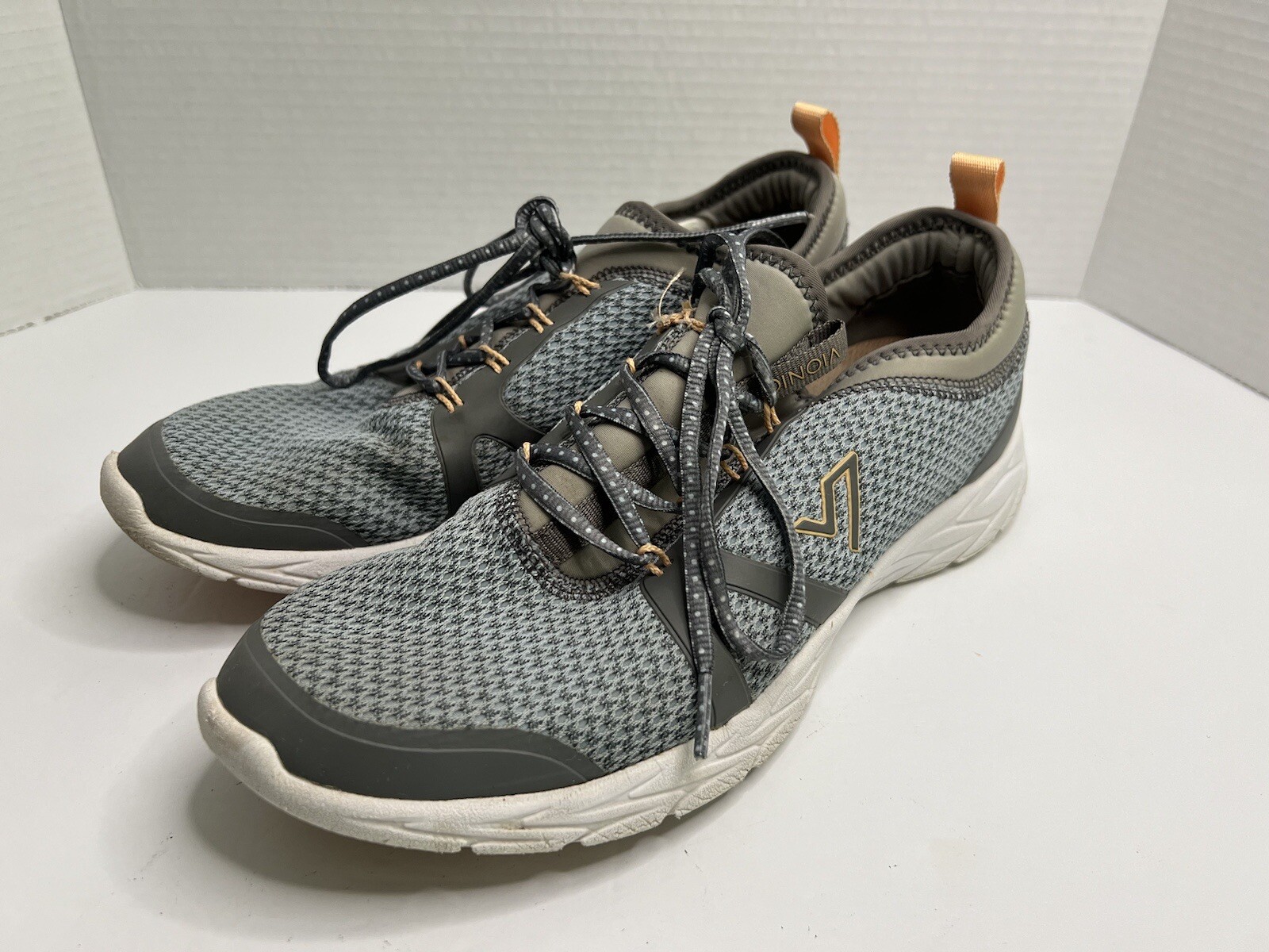 VIONIC Alma Women's Size 11 Blue Gray Knit Slip On Running Sneakers ...