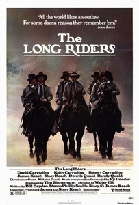 THE LONG RIDERS Movie POSTER 27x40 Stacy Keach James Keach Randy Quaid ...