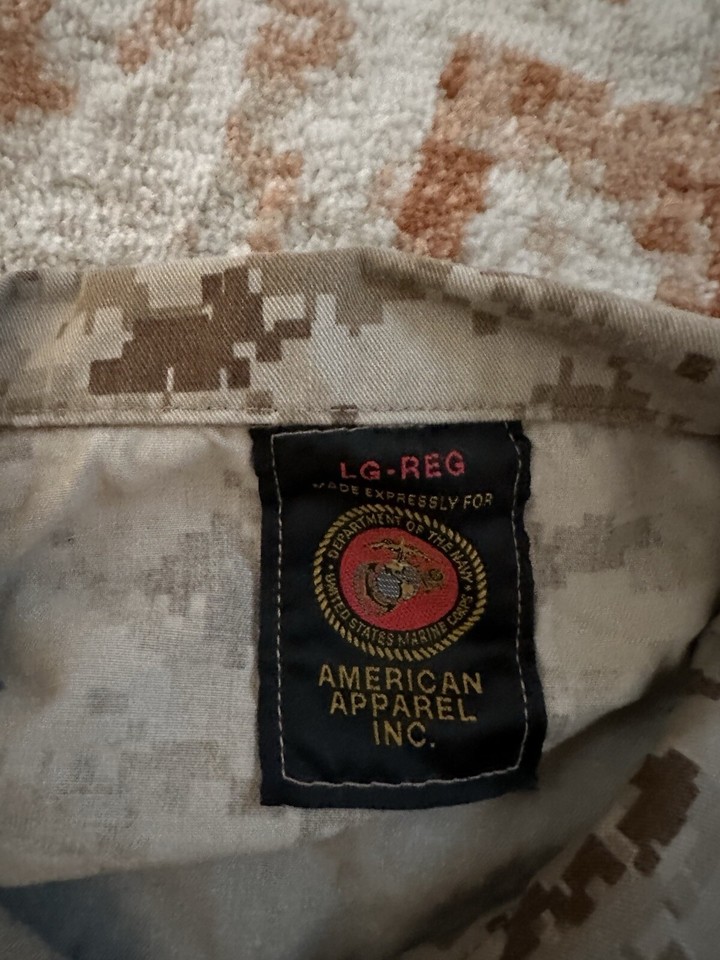 MARPAT USMC DESERT CAMMIES LG•REG BLOUSE | eBay