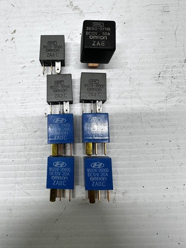 HYUNDAI KIA Lot Of 8 Power Relay 95224-2D000 95225 39160 20AMP OMRON | eBay