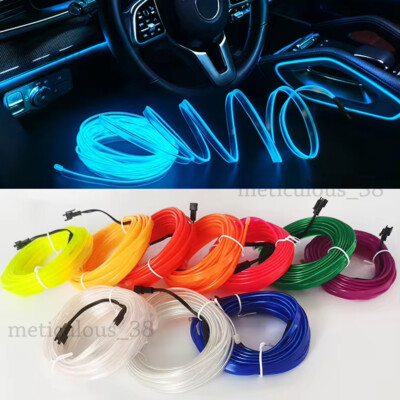 Car Interior Light Atmosphere Ambient Light Tube LED Strips Flexible ...