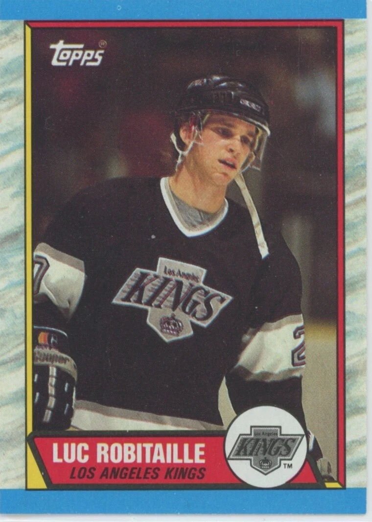 Luc Robitaille 1989-90 Topps #88 Los Angeles Kings Hockey | eBay