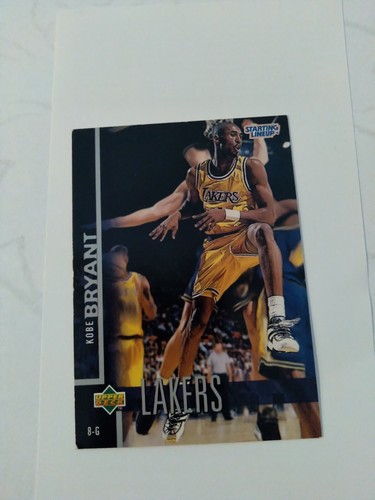 KOBE BRYANT 1998 Kenner Starting Lineup SLU Upper Deck Card #SL31 | eBay