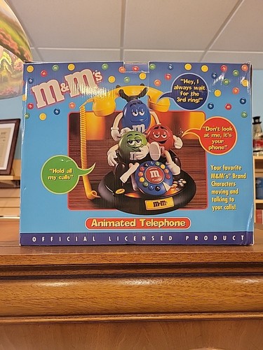 M&M's Animated Phone Working Landline Collectible MM Phone Vintage RARE ...