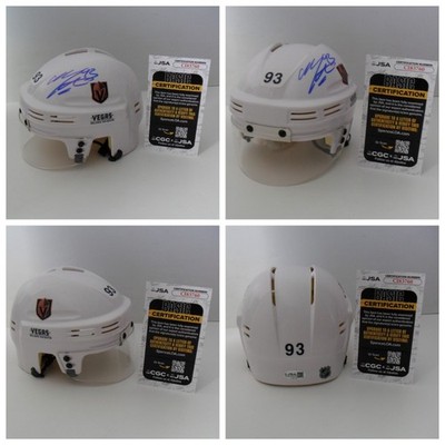 Mitch Marner Autographed Signed Vegas Golden Knights #93 Mini Helmet ...