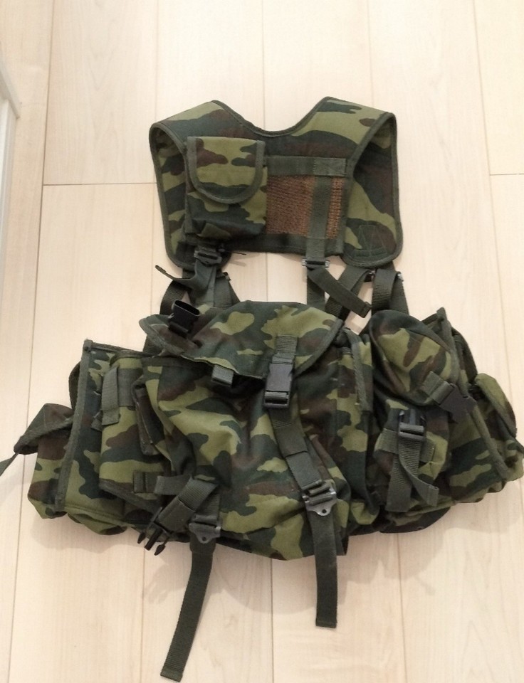 Russian Army 6Sh104 Combat Vest Harness VSR Flora Camo GRU VDV Spetsnaz ...