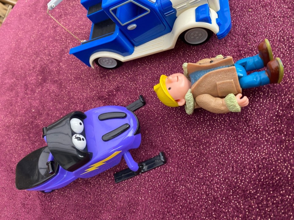 Bob The Builder Toy Bundle Roley, Zoomed and RARE JACKAROO w/characters ...