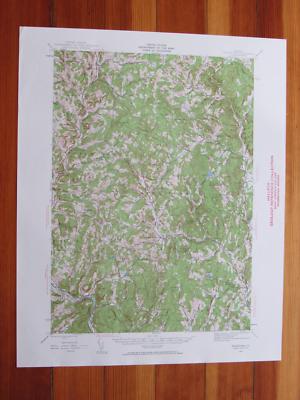 Strafford Vermont 1960 Original Vintage USGS Topo Map | eBay