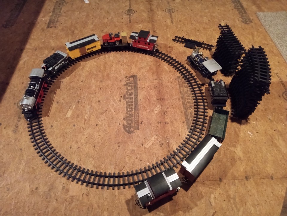 G Scale Sears Express My First Craftsman RC Model Train Set +1 train ...