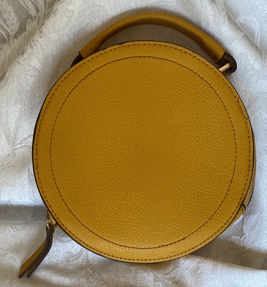 Collection XIIX Red Round Faux Leather Crossbody Shoulder Purse Holiday ...