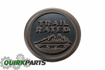 OEM MOPAR 75th Anniversary Edition 4x4 Trail Rated Emblem 16-17 JEEP ...