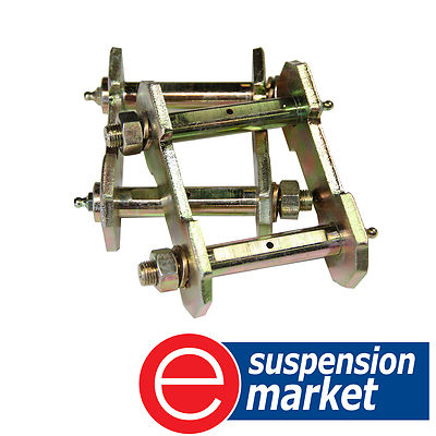 NEW FRONT GREASABLE SWINGING SHACKLE KIT NISSAN PATROL GQ 4X4 CAB ...