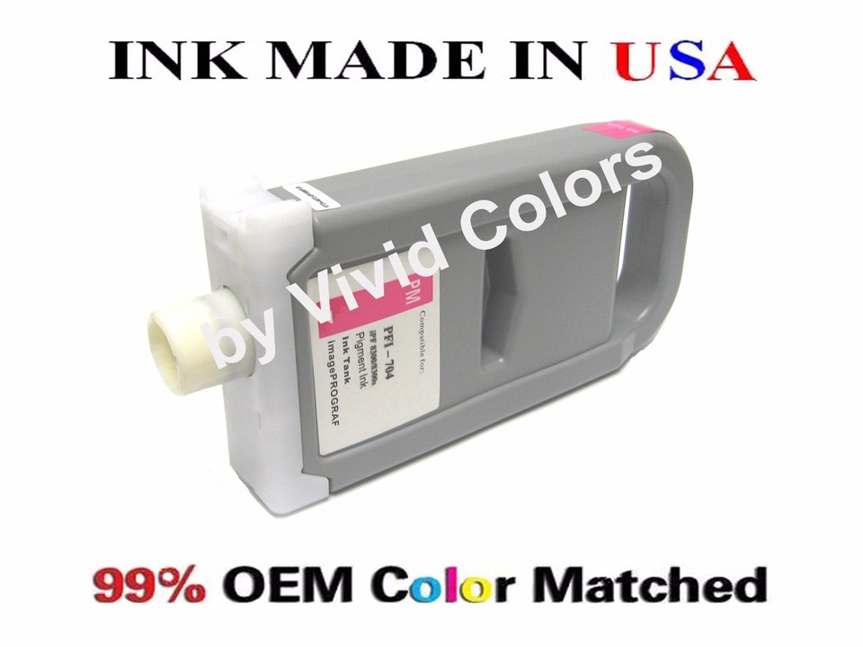 Adaptable Cartridge canon PFI-704 Photo Magenta Pigment Ink ipf 8300 ...