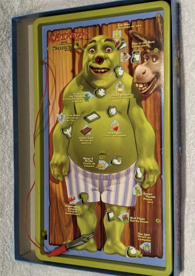 Hasbro's Operation, DreamWorks Shrek edition | eBay