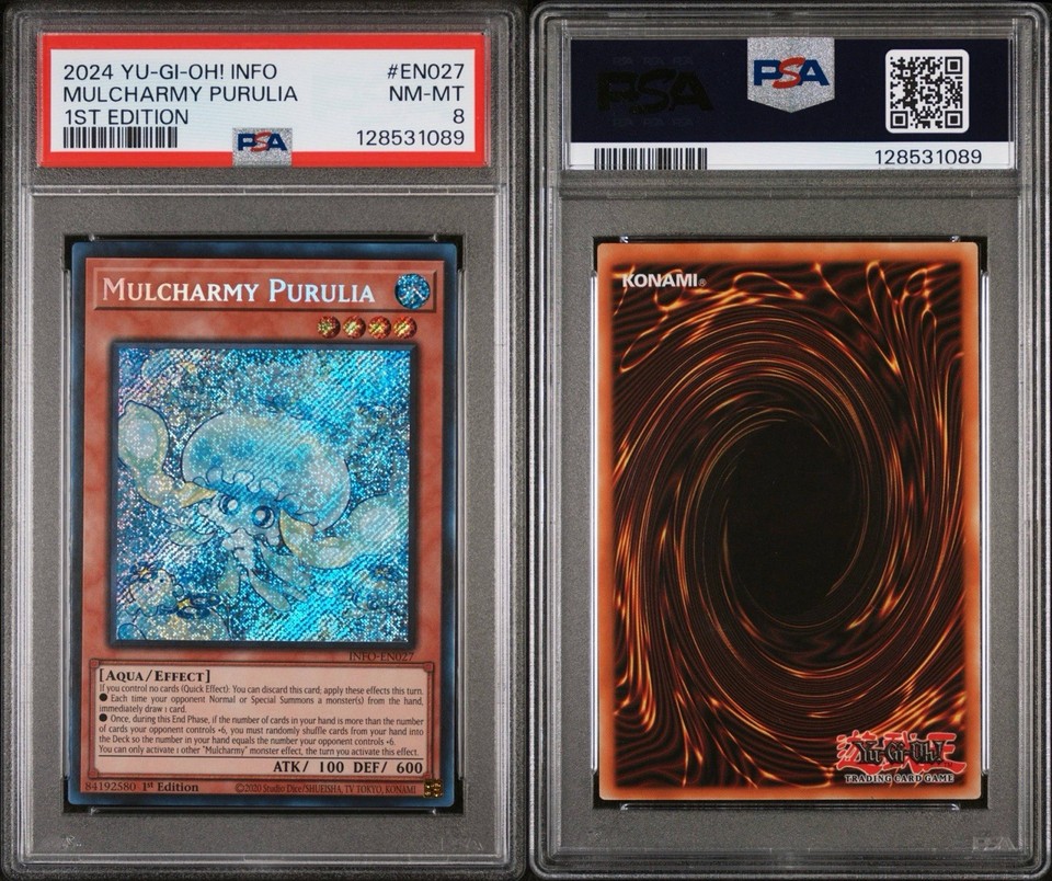 Mulcharmy Purulia INFO-EN027 The Infinite Forbidden 1st Edition PSA8 | eBay