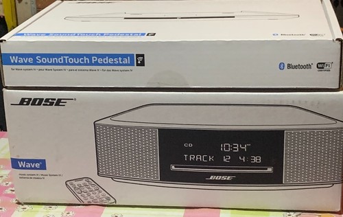 BOSE WAVE MUSIC SYSTEM IV WITH WAVE TOUCH PEDESTAL ARCTIC WHITE | eBay UK