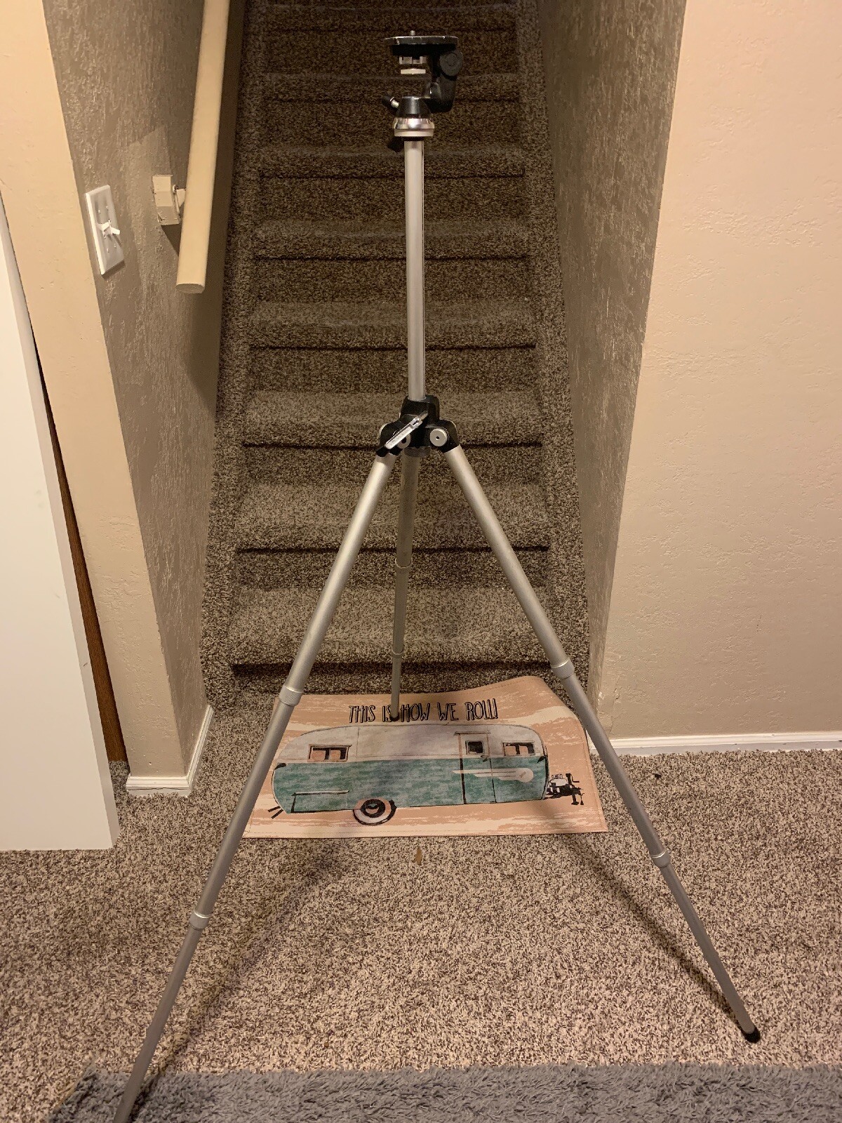 Made In Japan Slick Camera Tripod Vintage Aluminum 3 Stage 56” | eBay