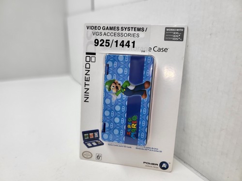 NEW LUIGI Hard shell 6 Game & 2 Stylus protective Storage Case Nintendo ...
