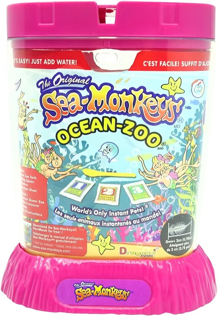 Magical Sea-Monkeys Ocean Zoo - Complete Starter Kit with Tank! 3 ...