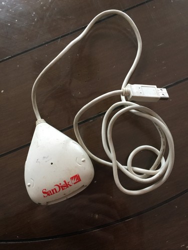 Vintage SanDisk ImageMate External Drive Compact Flash Card Reader USB ...