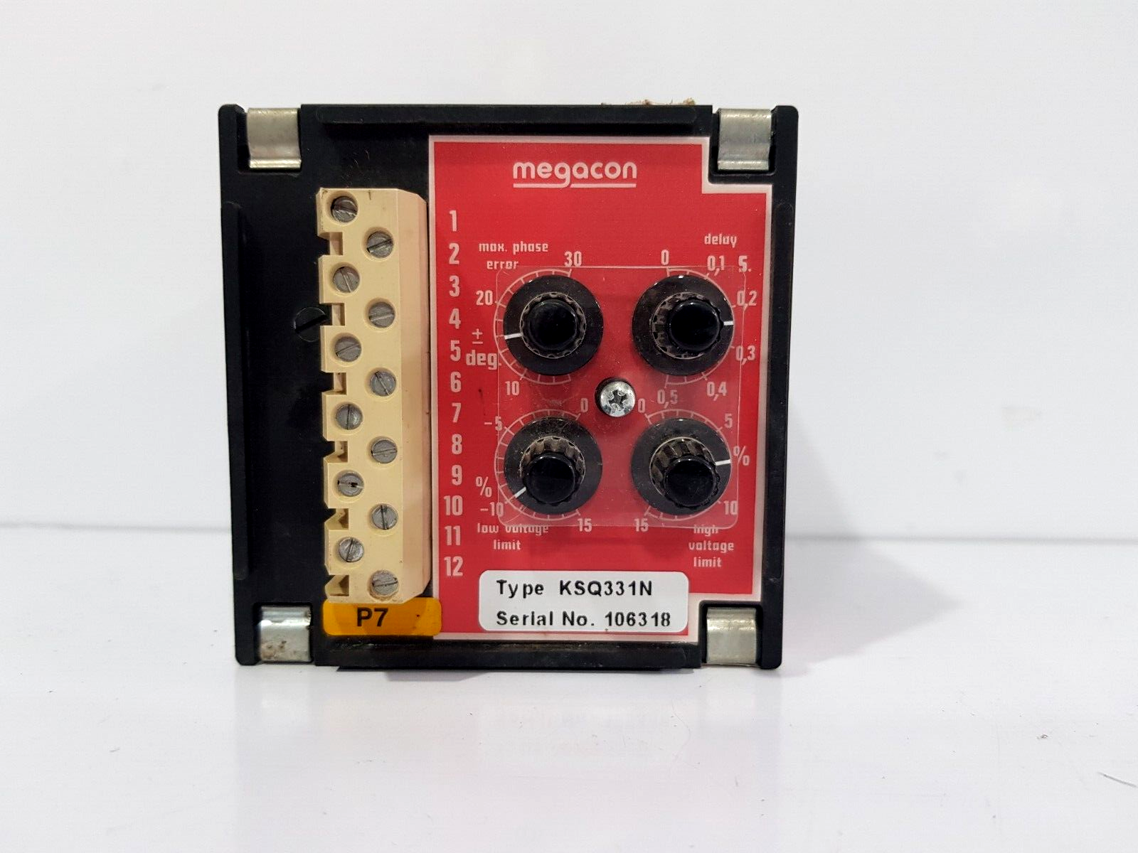 MEGACON KSQ331N SYNC CHECK SYNCHRONISING INDICATION CONTROL RELAY | eBay