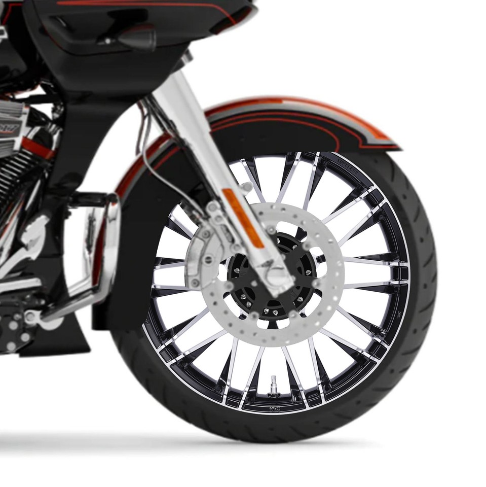 21" Front 18" Rear Wheel Rim For Harley Touring Street Glide Road King ...