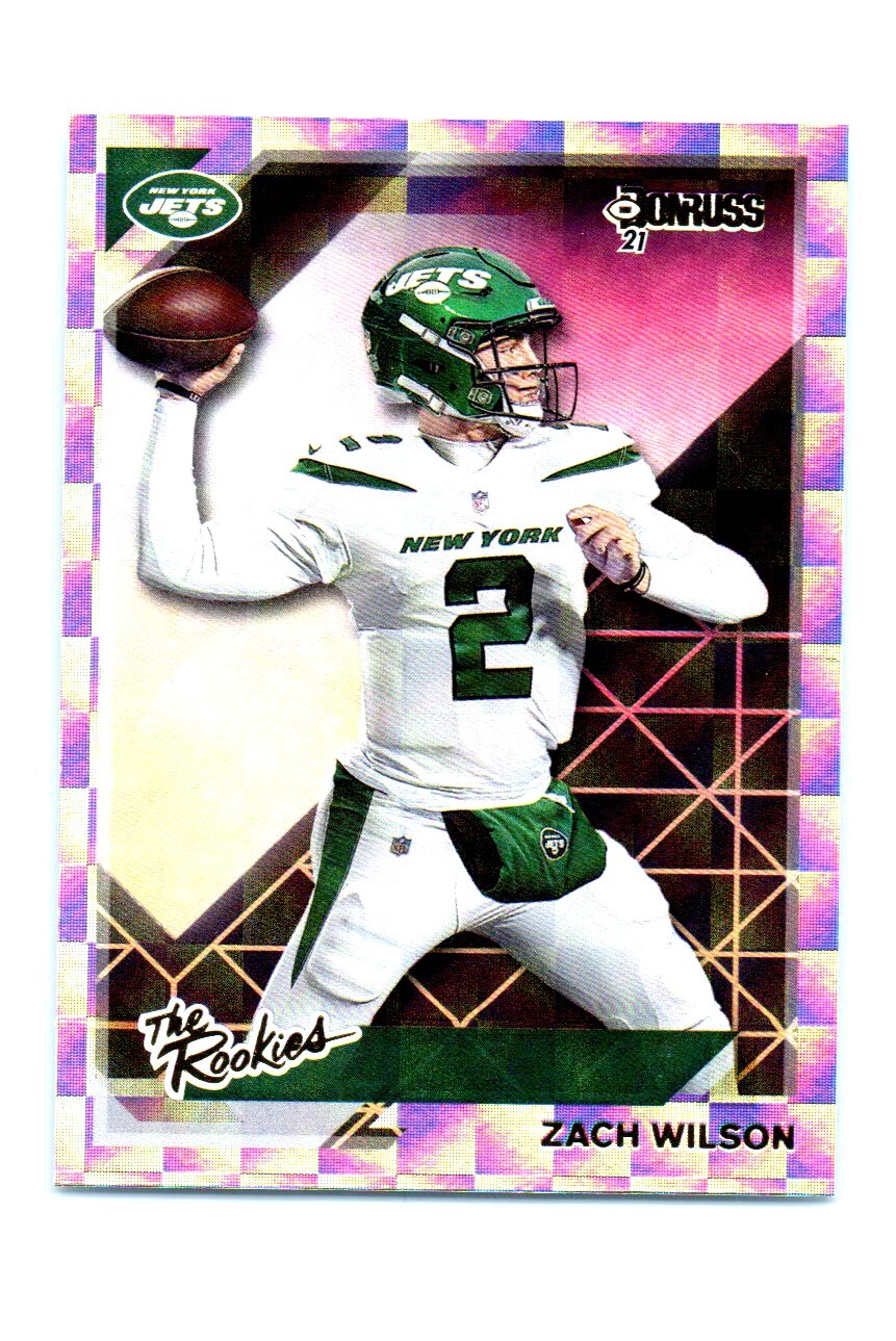 2021 Donruss The Rookies Zach Wilson Rookie New York Jets #TR-ZWI | eBay