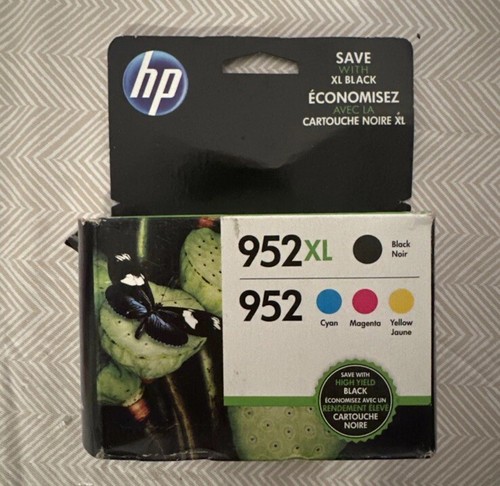 New OEM HP 952XL Black 952 Color Ink 4 Pack Set In Retail Box XL EXP ...