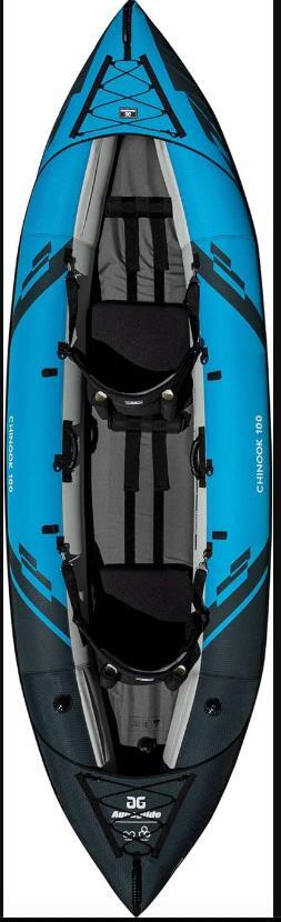 AQUAGLIDE Chinook 100 With Pump Recreational Kayak - Canoe - New IN Box ...