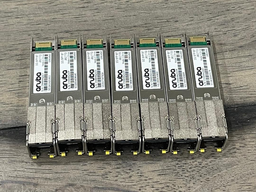 Set of (7) Genuine HP Aruba J8177D 1G SFP RJ45 T 100m Cat5e Transceiver ...