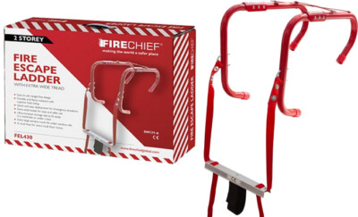 EMERGENCY FIRE ESCAPE LADDER 2 STOREY HOME WINDOW FIRE SAFETY PORTABLE ...