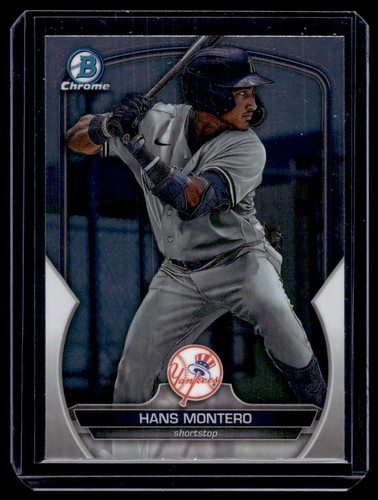2023 Bowman Draft Chrome Hans Montero Rookie New York Yankees #BDC-12 ...