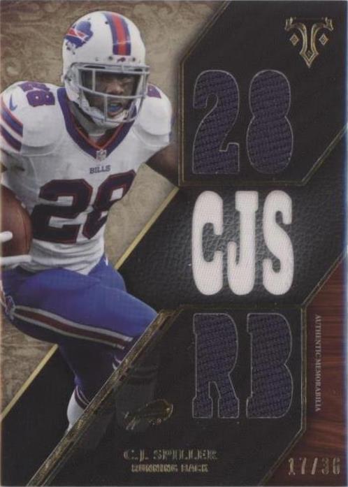 2014 Topps Triple Threads - Relics C.J. Spiller #TTR-116 /36 (MEM) for ...