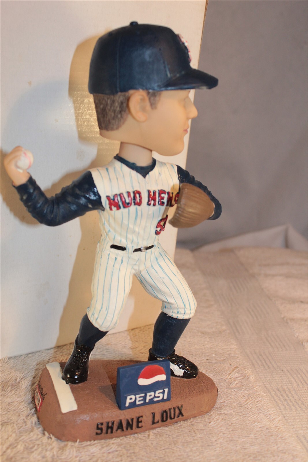 BOBBLEHEAD TOLEDO MUD HENS SHANE LOUX 8 1/4" TALL | eBay