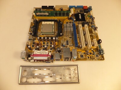 ASUS M2A-VM, REV.1.01G, AM2+, AMD Motherboard +CPU SEMPRON LE1250 +RAM ...