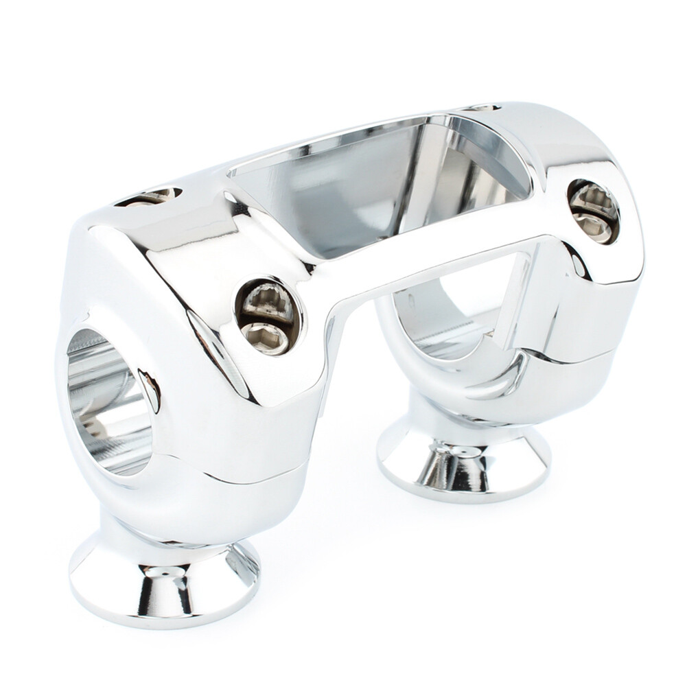 Handlebar Riser 1.25" Clamp Kits For Harley Softail Dyna Street Bob Fat ...