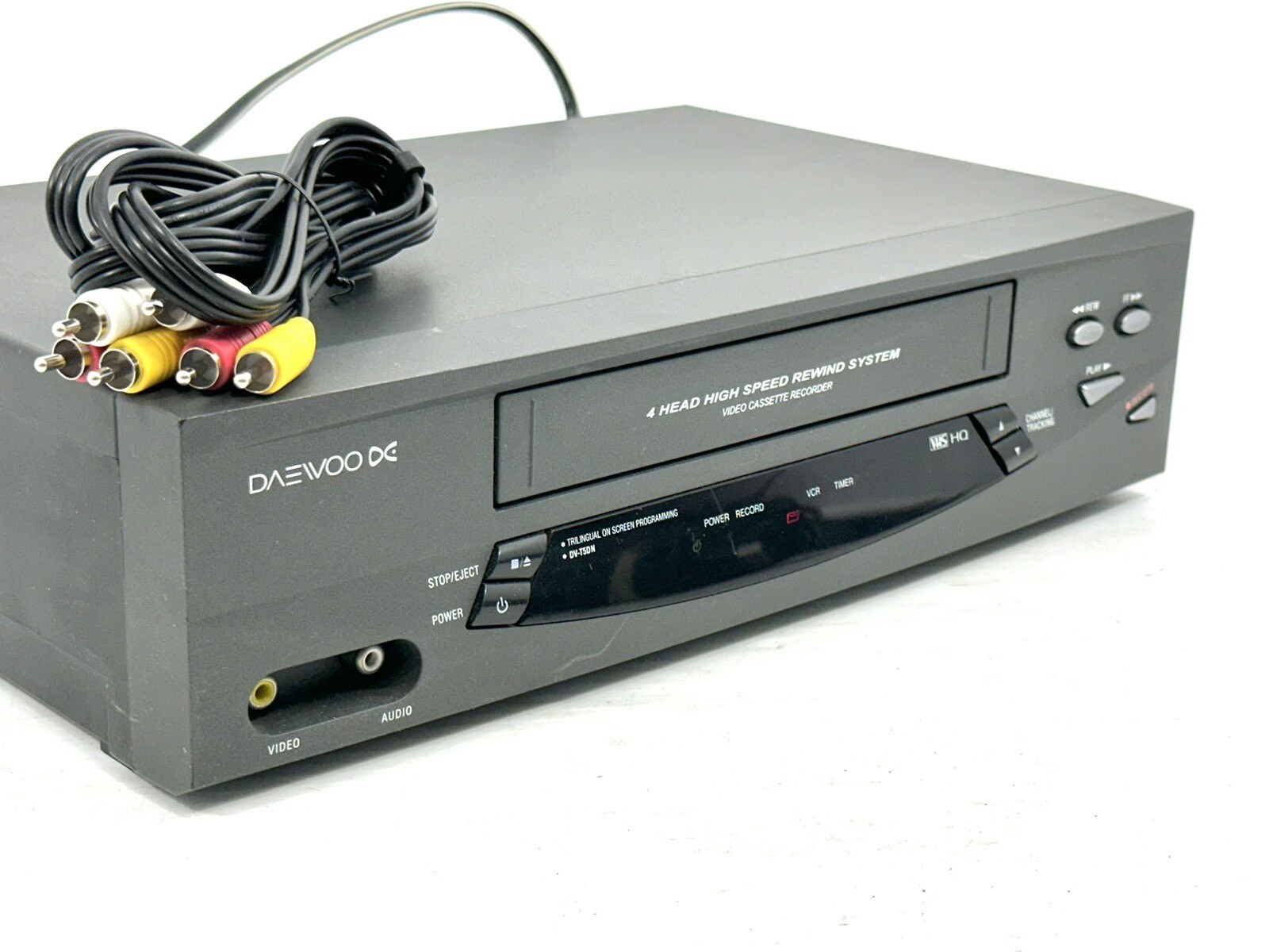Daewoo DV-T5DN VCR Hi-Fi 4 Head VHS Cassette Player TESTED | eBay