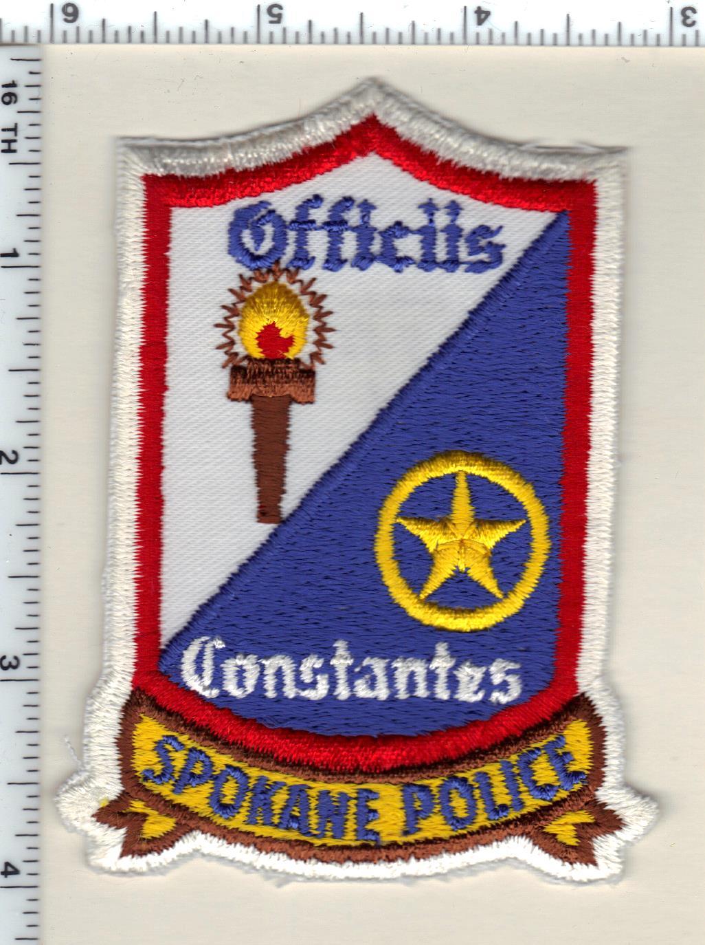 Spokane Police (Washington) Shoulder Patch from 1985 | eBay