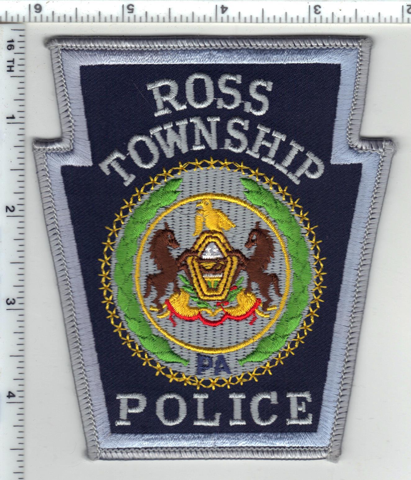 Ross Township Police (Pennsylvania) 4th Issue Shoulder Patch | eBay