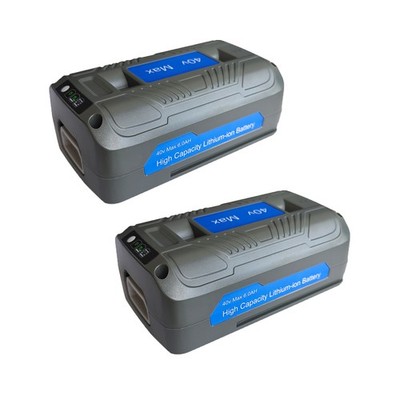 2X for Snow Joe/Sun Joe Ecosharp iBAT40XRP 6.0Ah Li-ion Battery 40v ...