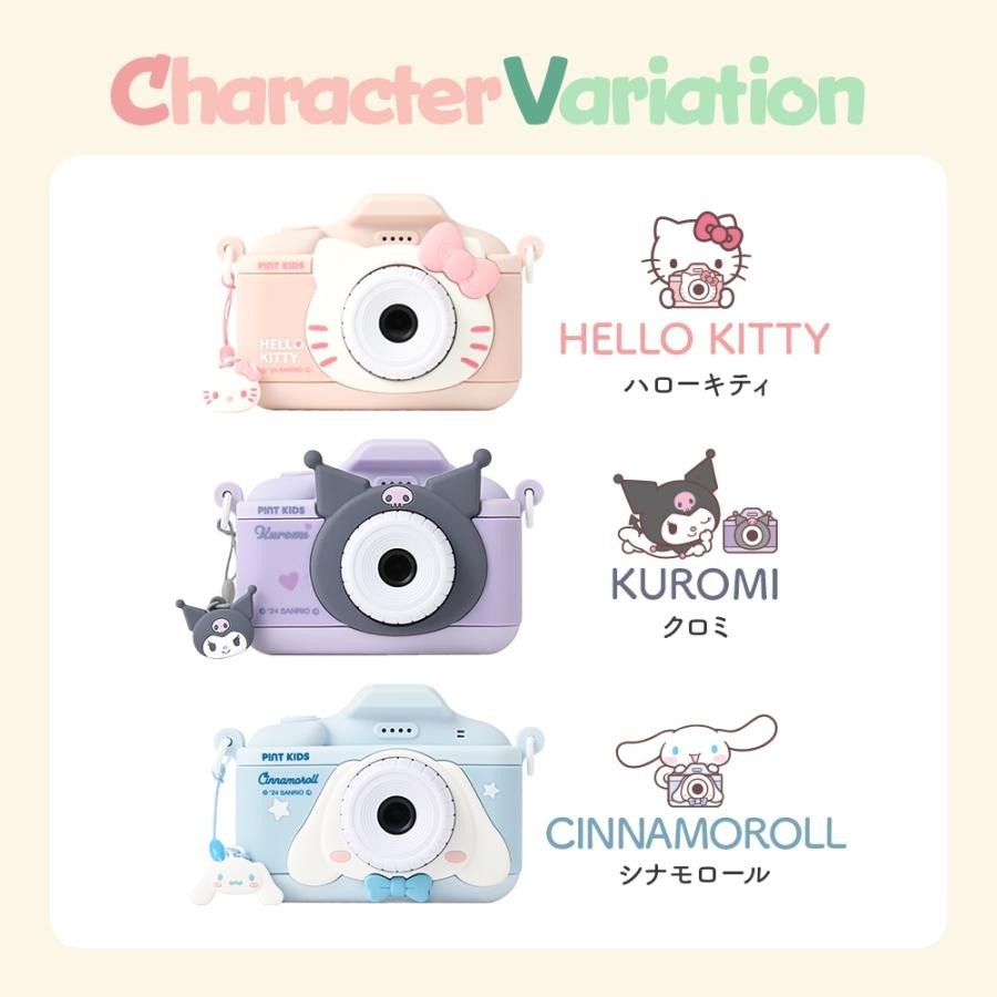 Kids Camera PINTOKIDS Sanrio Characters Kuromi Design Toy Camera | eBay