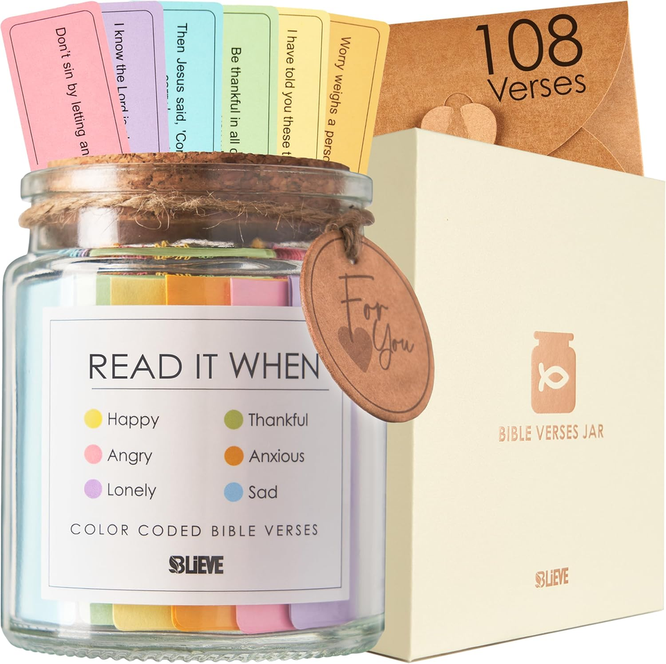 - Bible Verse Jar, Read Me When Bible Verses Jar for Daily ...