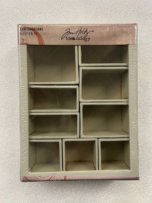 NEW Sealed Tim Holtz Idea-ology "CONFIGURATIONS" Mixed Media Box ...
