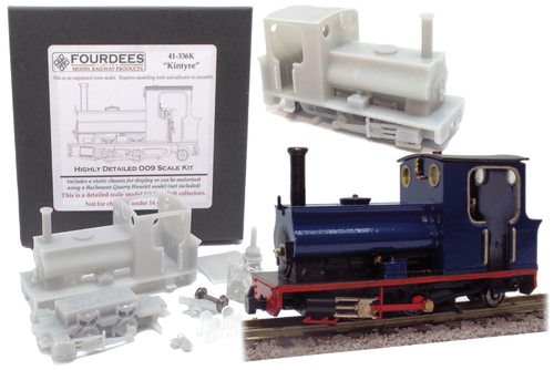 Fourdees Steam Locomotive 'Kintyre' 009 / OO9 Kit for Bachmann chassis ...