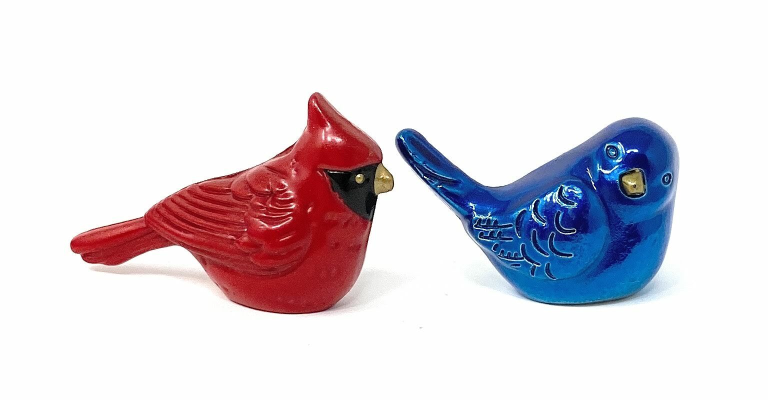 Ganz Bluebird of Happiness and Lucky Little Cardinal Pocket Charms w ...