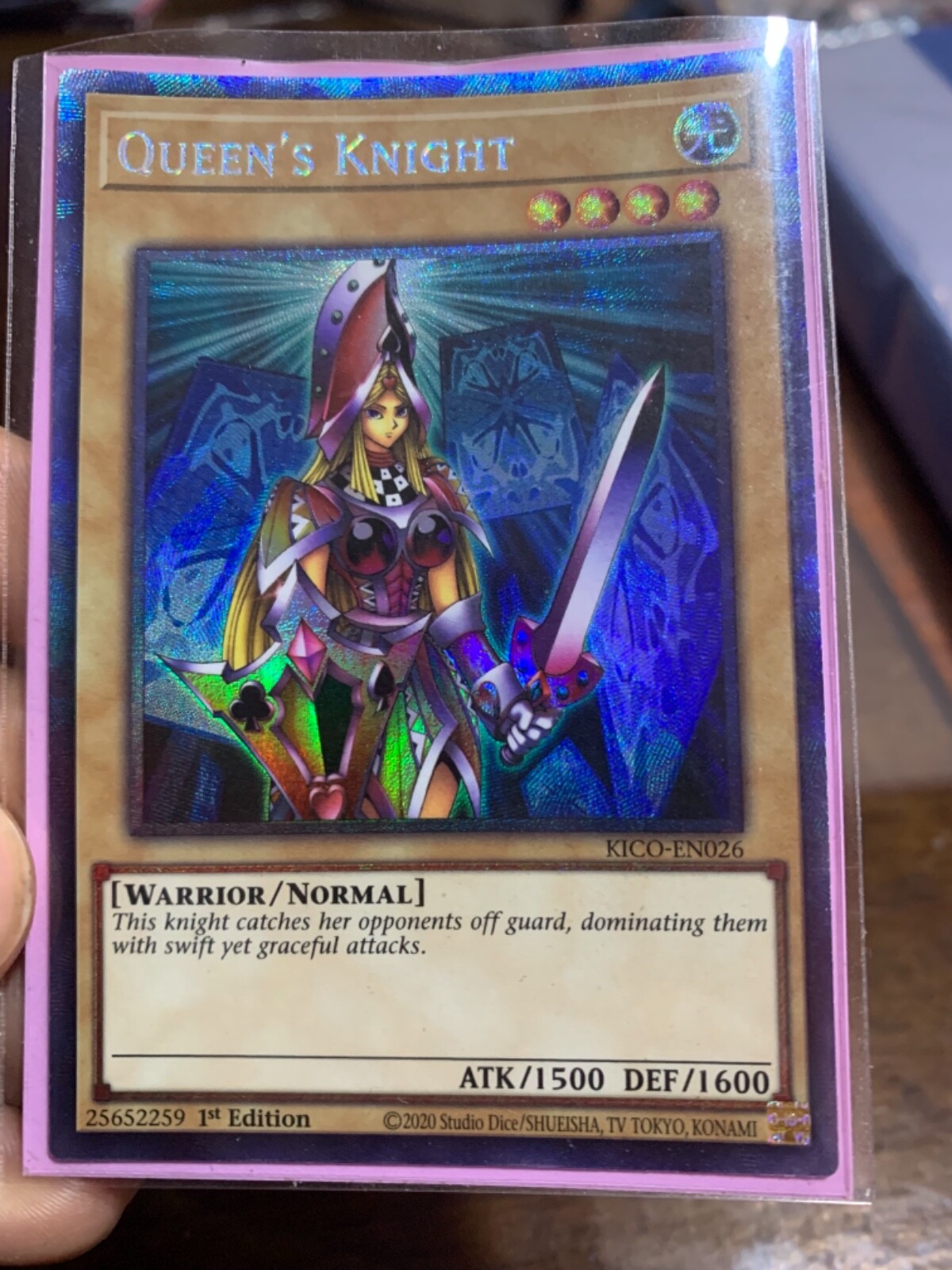 Yu-gi-oh! Queen’s Knight- Collector’s Rare - KICO-EN026 | eBay UK